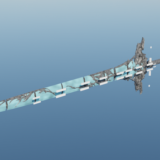 3D file Final Fantasy XVI Clive Rosfield Artema Weapon Sword 3d print ...