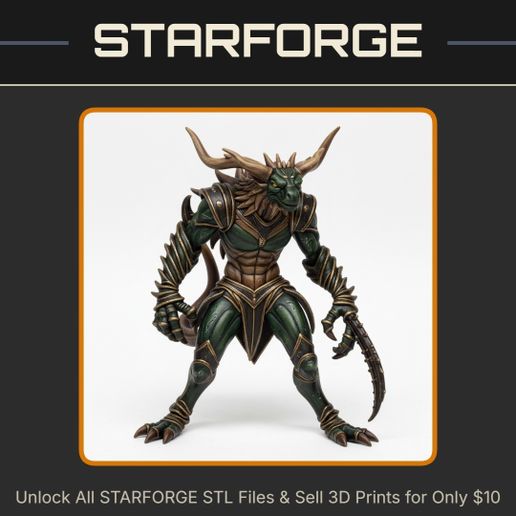 📁 28mm DND Horned Beast Warrior Armadura com espinhos Luvas com garras ...