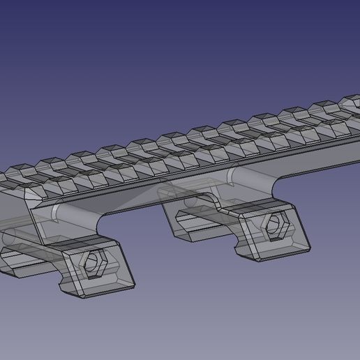 STL file Scope mount riser 🔫 ・3D print design to download・Cults