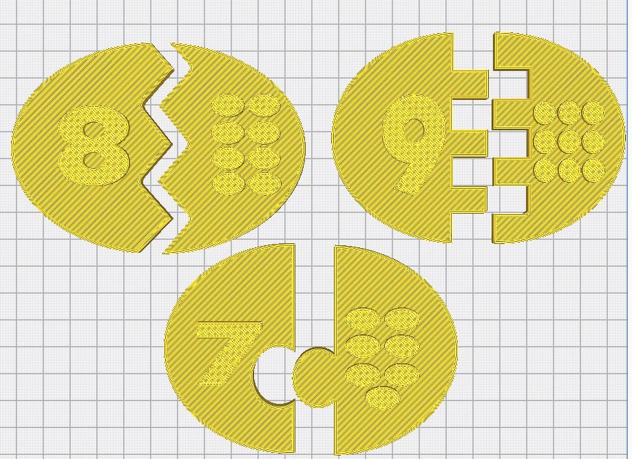 STL file Figures montessori numbers lace・3D printer design to download ...