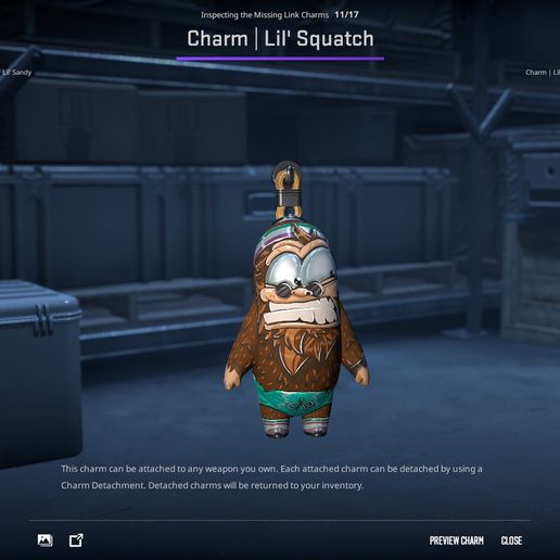 STL file CS:GO/CS2 Missing Link Lil' Sasquatch Keychain 🔗 ・3D printable ...
