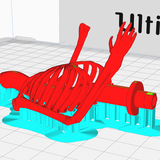 💀 RIP Skeleton・Free STL File for ・Cults