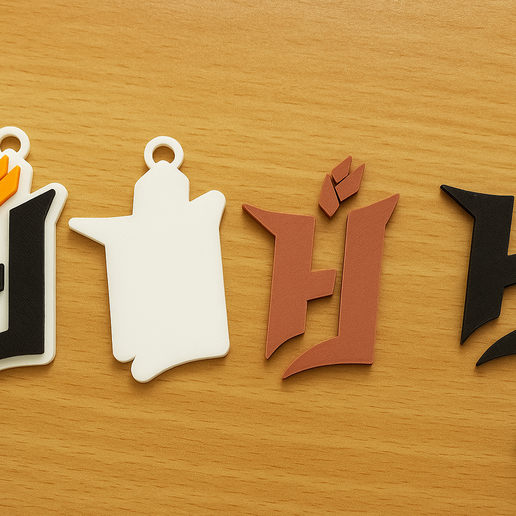 🗝️ Forge FC keychain badge color printable and renderable・ 3D File for ...
