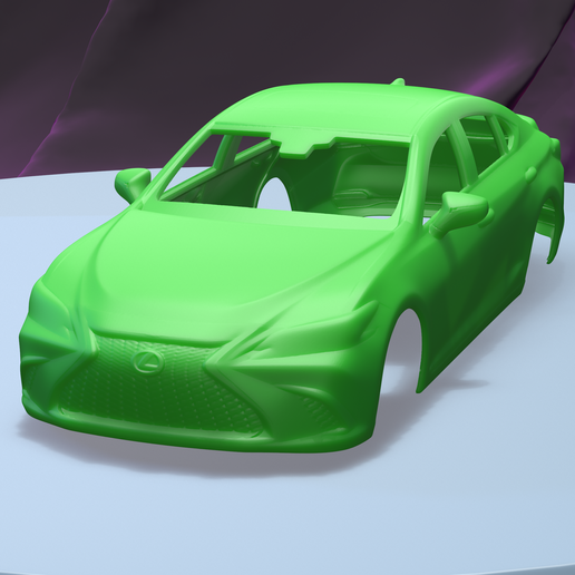 STL file LEXUS ES 2019 (1/24) printable car body 🚗 ・3D printing idea to ...
