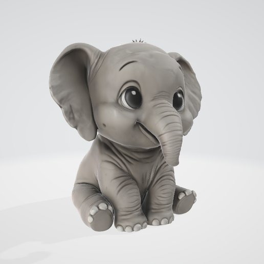 🐘 Elephant・ STL File for 3D printing・Cults