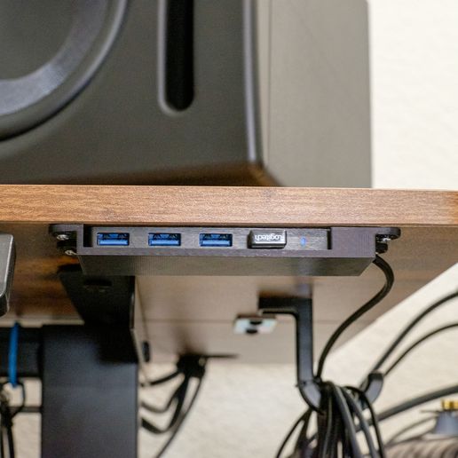 💾 Anker USB Hub Mount・ STL File for 3D printing・Cults