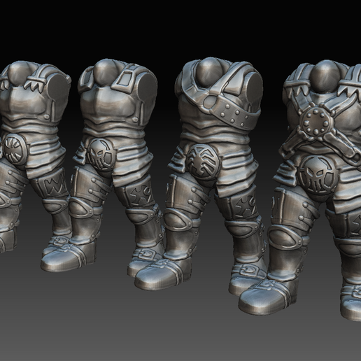 👹 Tall Ogre Bodies (and heads) - Presupported・Free 3D File for 3D ...