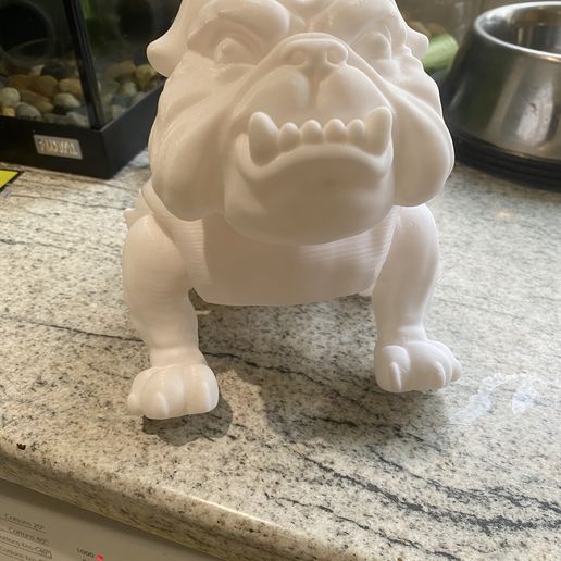 3D printing Bulldog (Easy Print) • made with N4max・Cults