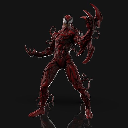 🦸‍♂️ CARNAGE (FANART)・ STL File for 3D printing・Cults