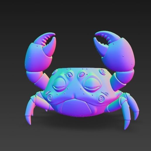 🦀 Steampunk Grumpy Crab Planter – 3D Printable Organizer・ STL File for ...
