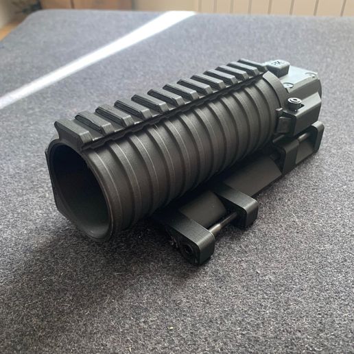 🔫 Airsoft 40mm Gauntlet (Arm Grenade Launcher)・ STL File for ・Cults