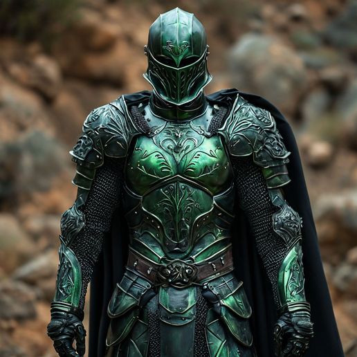 3D file black green men in armor 🎲 ・Template to download and 3D print・Cults