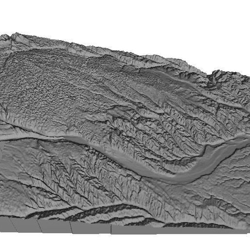 STL file Nebraska Topo Map 🗺️ ・Model to download and 3D print・Cults