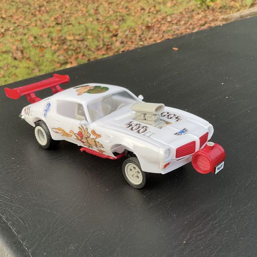 ⛽ Gasser Fuel Tank With Tag Mount Drag And Drive 1-25 Scale Model Car ...