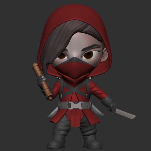 Free STL file Ninja 3D Model 🥷 ・3D print design to download・Cults