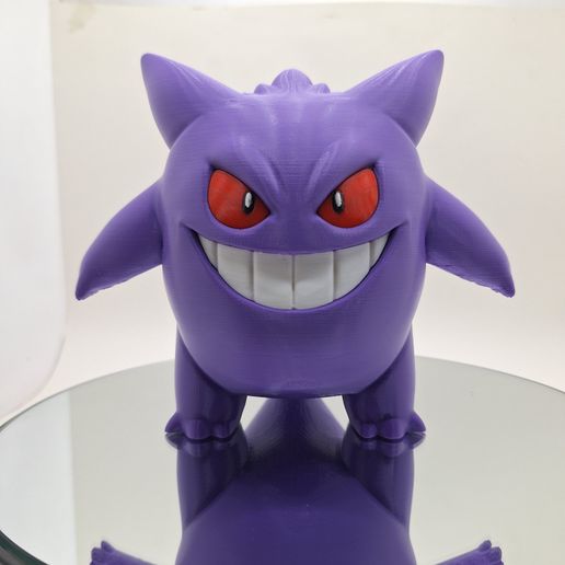 👾 GENGAR MULTIPART DESIGN - NO AMS・ STL File for 3D printing・Cults