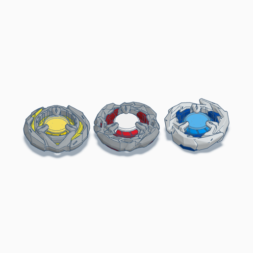 Arquivo grátis STL Beyblade X Team Persona Pack (Easy Print-In-Place) 🆒 ...