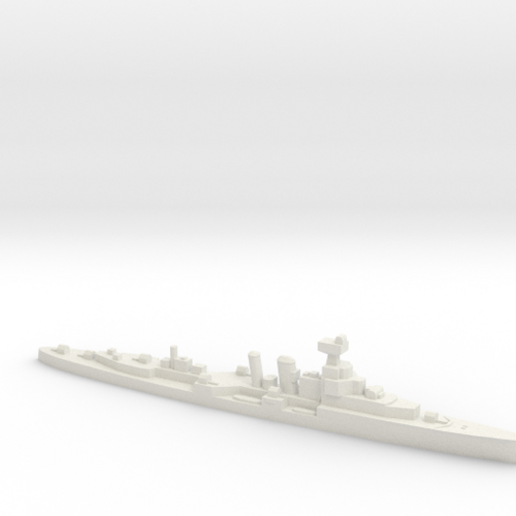 Файл STL HMS Coventry cruiser 1:1800 WW2 ♟ ・Модель для загрузки и 3D ...