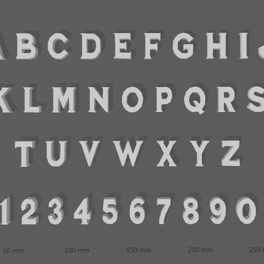 Fichier STL Milkstore font | letters | alphabet 👽 (3MF)・Objet pour ...