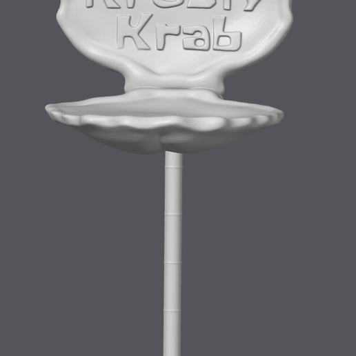 STL file Krusty Krab Sign Fan Art 🎨 ・3D printer model to download・Cults