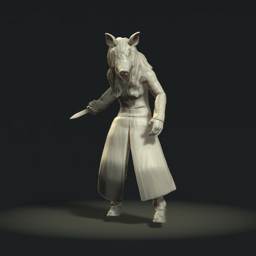 🐖 The Pig, Jigsaw Dead By Daylight・ STL File for 3D printing・Cults