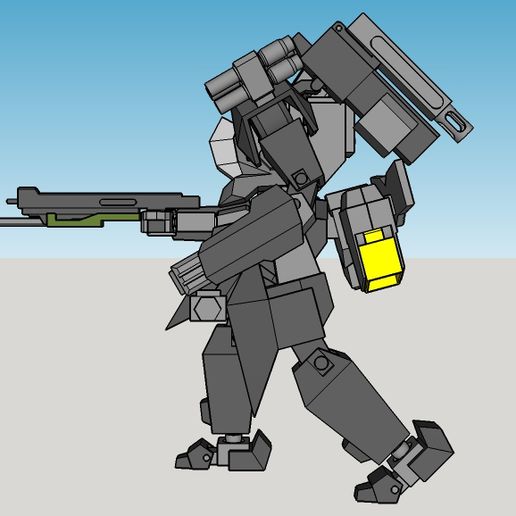 🎨 destroy gunner mini・Free OBJ File for 3D printing・Cults