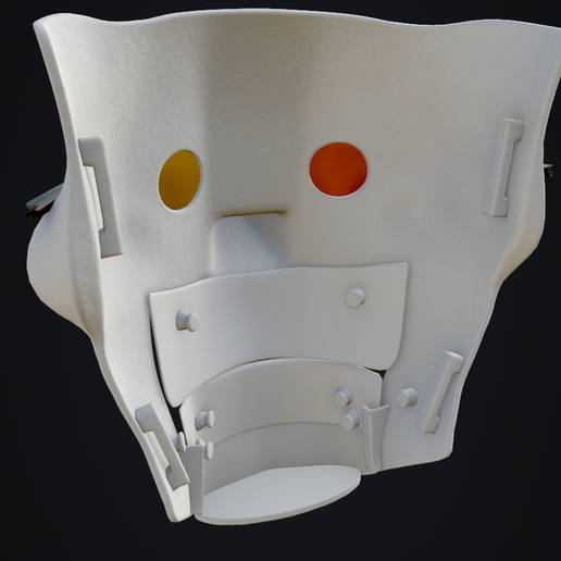 👄 Spamton mask with movable mouth・ STL File for ・Cults