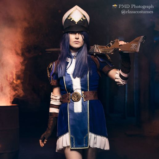 3D printable caitlyn rifle - arcane model for 3d print and cosplay・Cults