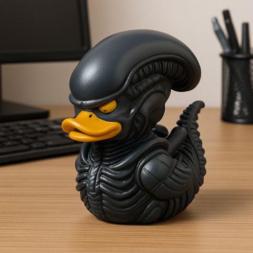 🦆 Rubber Duck - Xenomorph - Alien model - 3D print・ 3D File for 3D ...