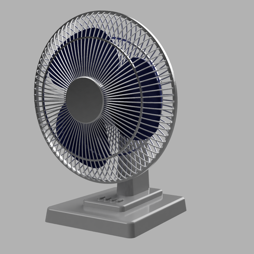 🦸 Retro Fan 1/12 Scale・ STL File for 3D printing・Cults