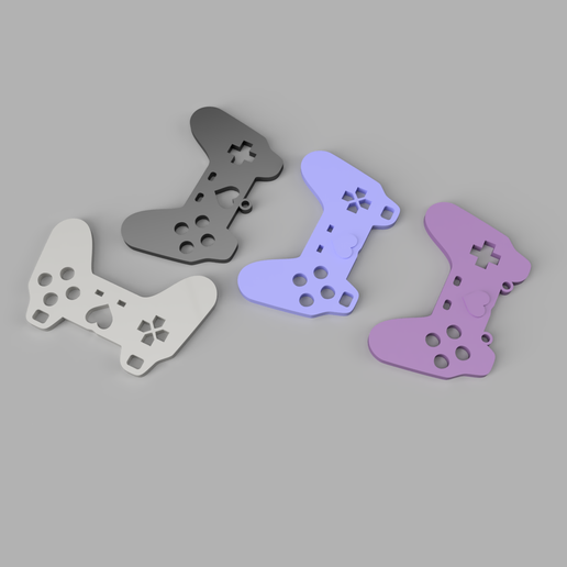 3MF file Joistick video game pendants 💎 ・3D printable model to download ...