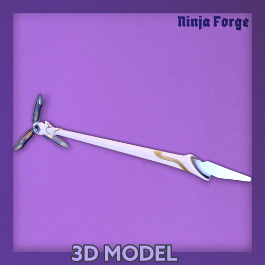 3D file Mercy Hard Light Staff 🔫 ・Model to download and 3D print・Cults