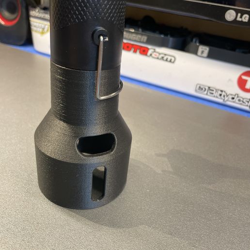 🚁 Heatgun adapter for Ielasi 2.11cc Nitro engine・ STL File for 3D printing・Cults