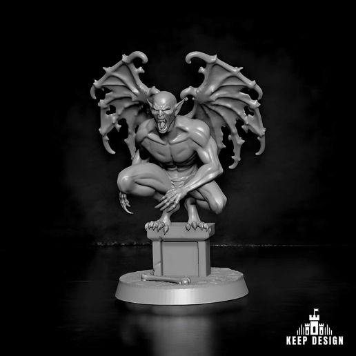 STL file Feral Vampire +Base +Presupported 🧛 ・3D printer design to ...