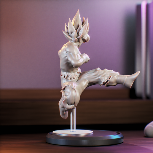 🐉 Dragon Ball Z - Goku x 3 pose pack - FREE・Free STL File for 3D ...