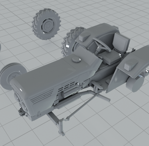 STL file Torpedo TD 4506 A K Adriatic 06 DELUXE tractor model 🚜 ・3D ...