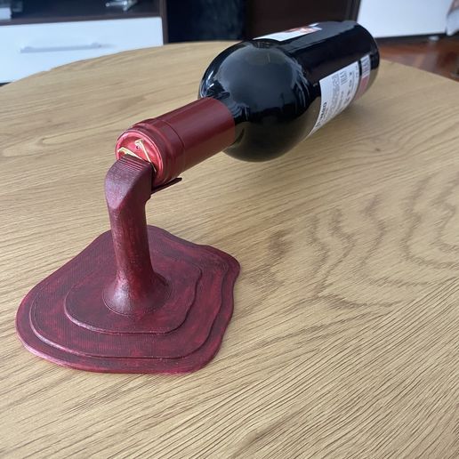 🍷 Wine bottle holder・Free STL File for 3D printing・Cults