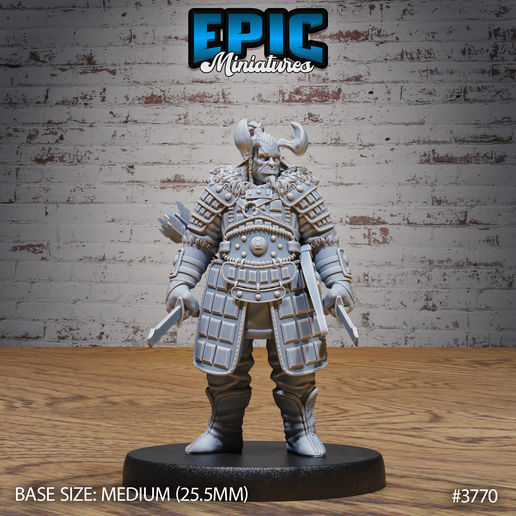 3D file Orc Samurai Set ‧ DnD Miniature ‧ Tabletop Miniatures ‧ Gaming ...