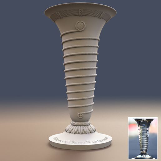 🗺️ fia formula one drivers world championship trophy・ STL File for 3D printing・Cults
