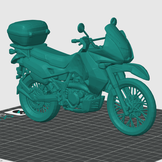 🚗 Kawasaki KLR 650 2014 - Solid 3D Model to Print and Display・ STL File ...