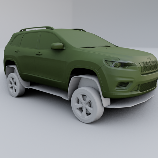 STL file Jeep Cherokee 2020 🇺🇸 (OBJ)・3D printable model to download・Cults