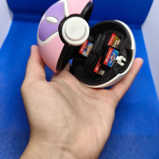 ️‍🔥 PokeBall love ball container for Nintendo switch 2 /1 or 3ds / nds ...