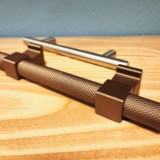 STL file Modular Knurled Cabinet & Drawer Pull Handle Kit 🍽️ (3MF ...