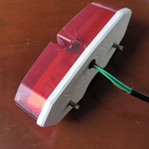 🏍️ Motorcycle rear brake light (back cover)・Free STL File for 3D ...