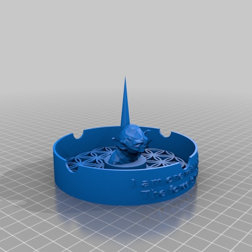 ⭐ Yoda Star Wars - Ash Tray Debowler - Sacred Geometry・Free 3D File for ...