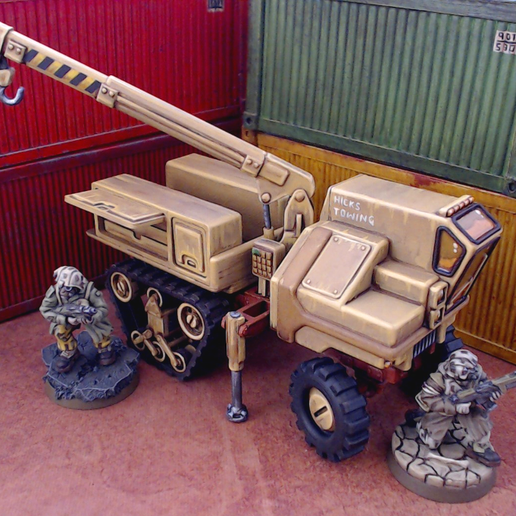 🚚 Halftrack Recovery - 28mm・ 3D File for ・Cults