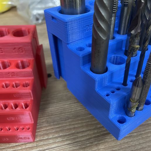 🧞‍♂️ Drill and bit organizer - bits・ STL File for 3D printing and CNC ...