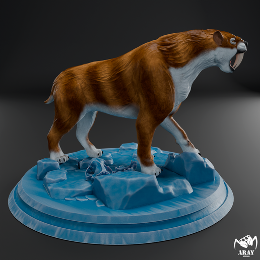 🐅 Smilodon populator - sabertooth 3D print model・ 3D File for 3D ...