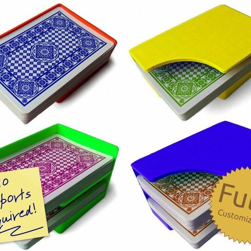🃏 Quick Draw Card Dispenser - Fully Customizable Deck Holder or Caddy ...