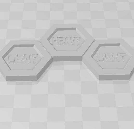 🎲 HUD Woods Bases for American Mecha・ STL File for 3D printing・Cults